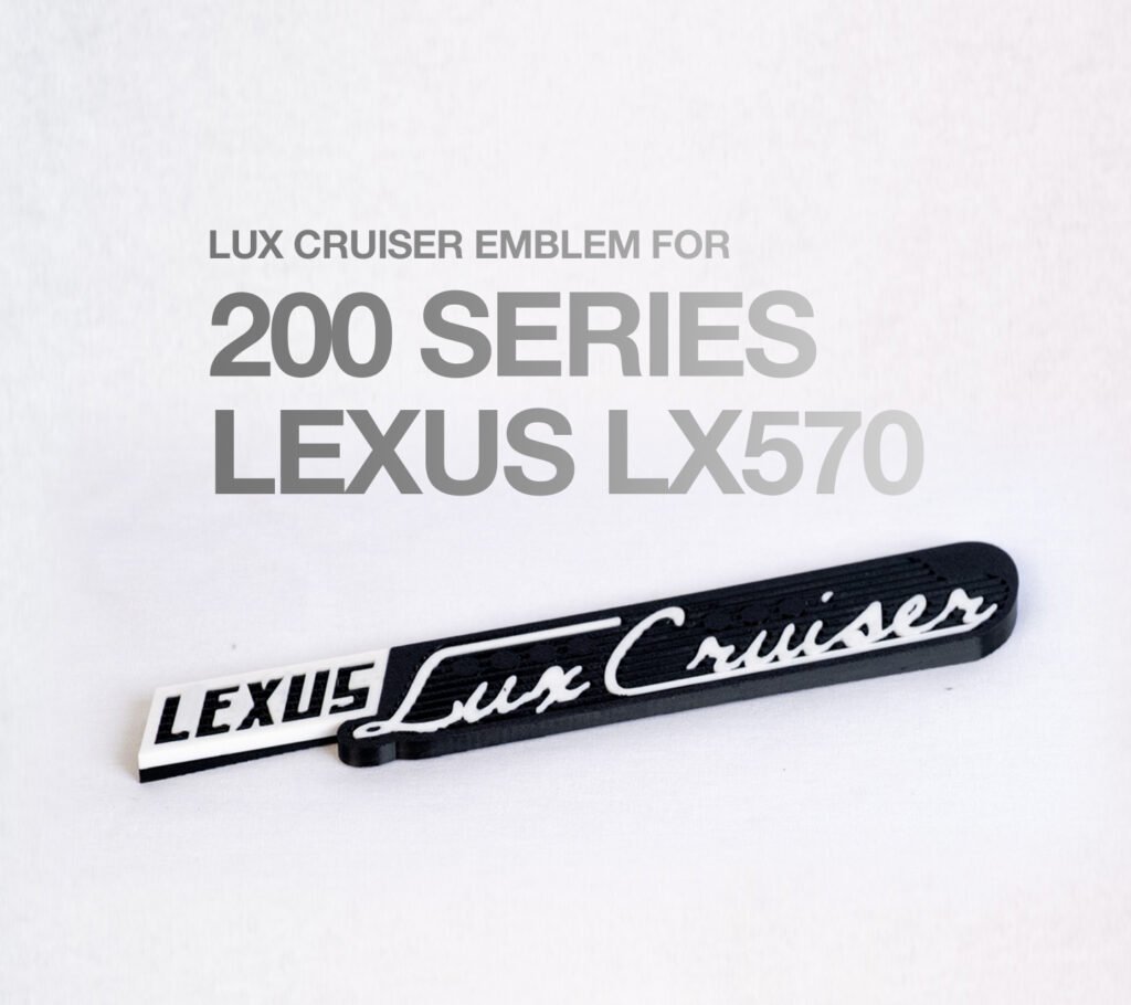 Lux Cruiser Emblem for Lexus LX570 & Land Cruiser | Premium Badge by ...